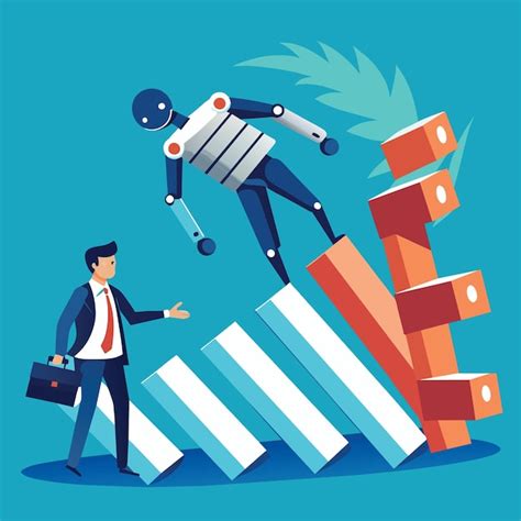 Premium Vector Ai To Disrupt Human Work Artificial Intelligence