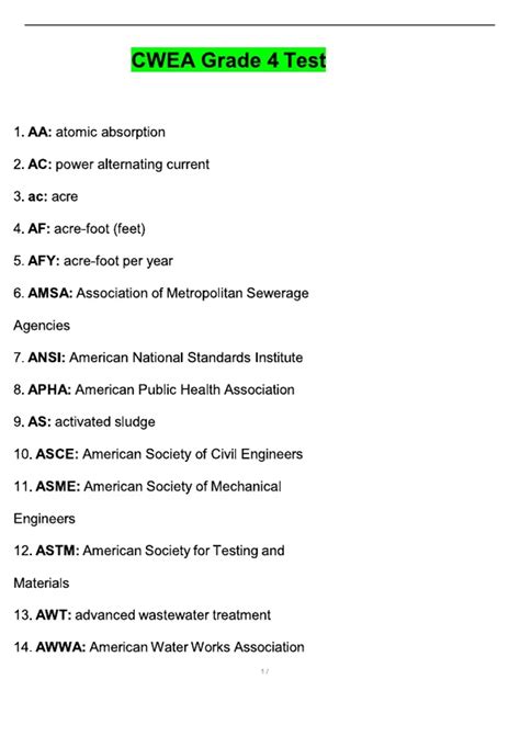 Cwea Collections Grade 4 Test Latest 2025 2026 Update Questions And Verified Answers 100