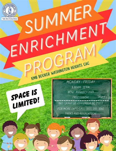Summer Enrichment Program City Of Columbia Columbia Sc