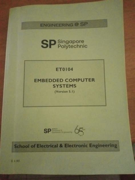 Sp Embedded Computer Systems Ecs Et0104 Textbook Hobbies And Toys Books