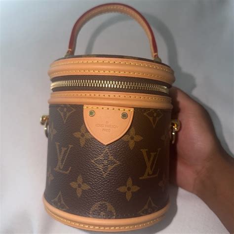 Louis Vuitton Bags Louis Vuitton Black And Tan Monogram Cylinder