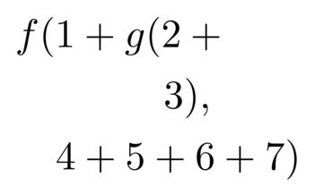 Horizontal Alignment Math Indentation Environment TeX LaTeX Stack Exchange