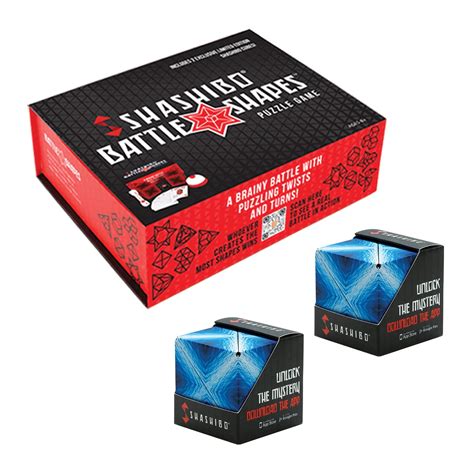 Shashibo Bundle Shashibo Battle Shapes Magnetizing Puzzle Game And 2 X Blue Planet