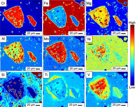 Multi Element Wds Eds Mapping Of A Porous Chromian Spinel Relict In Download Scientific