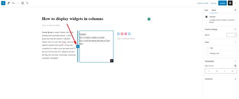 How To Easily Display WordPress Widgets In Columns GalussoThemes