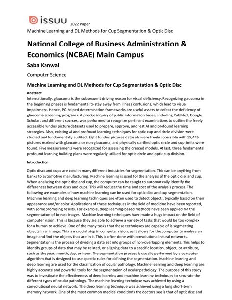 Pdf Machine Learning And Dl Methods For Cup Segmentation And Optic Disc