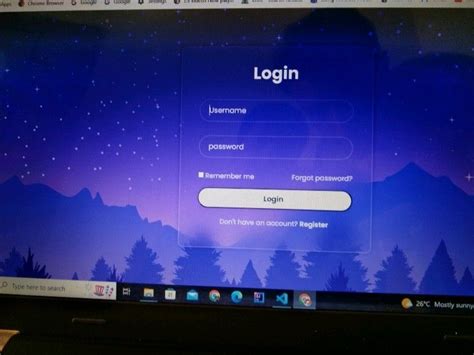 afnan fahim on linkedin login form designed with html and css