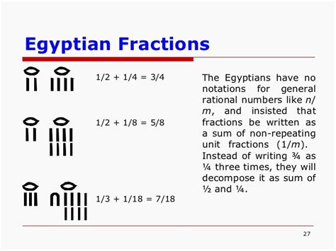 Egyptian Mathematics