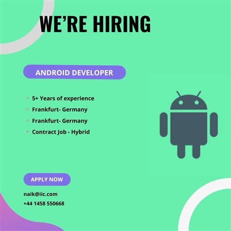 anand naik on linkedin hiring androiddeveloper frankfurt germany