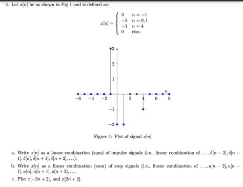 Solved 4 Let X N Be As Shown In Fig 1 And Is Defined As