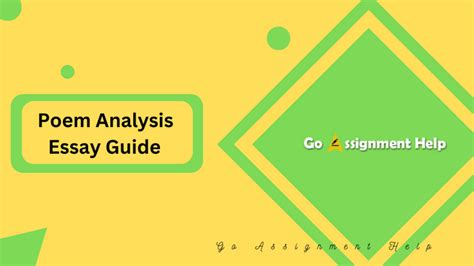Poem Analysis Essay Guide Outline Template Structure Goassignmenthelp Blog