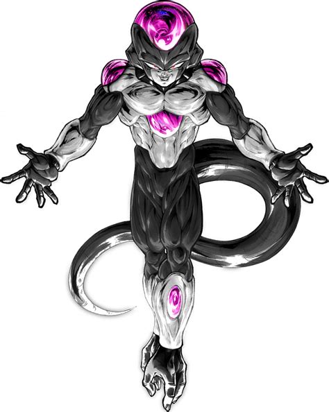 Black Frieza Render By Rishix On Deviantart Dragon Ball Super Art Dragon Ball Painting