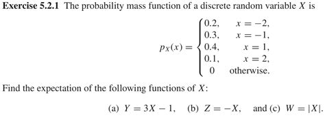 Solved Exercise The Probability Mass Function Of A Chegg