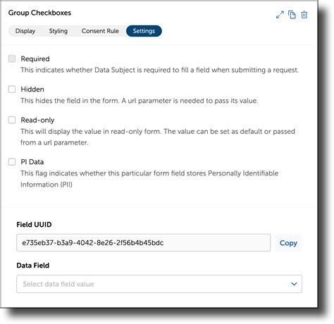 Group Checkbox TrustArc Help Center