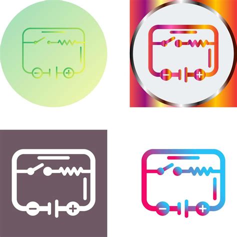 Electrical Circuit Icon Design 44365045 Vector Art At Vecteezy