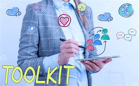 Word Writing Text Toolkit Business Concept For Set Of Tools Kept In A Bag Or Box And Used For A