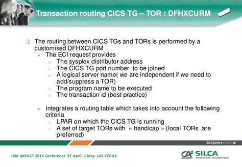 Ibm Impact Session Cics Transaction Gateway And Cics In A Ha Environm…