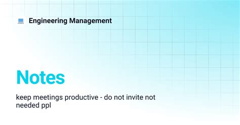 Notes Engineering Management