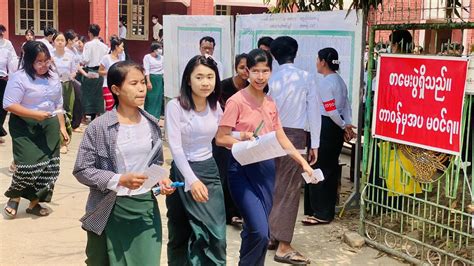 ပဲခူးမြို့တွင် ၂၀၂၂ ၂၀၂၃ ပညာသင်နှစ် တက္ကသိုလ်ဝင်တန်းစာမးပွဲ မြန