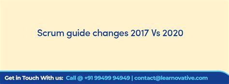 Scrum Guide Changes Vs Learnovative