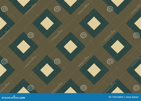 Geometric Seamless Pattern With Intersecting Lines Grids Cells Criss