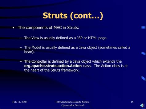 Ppt Introduction To Mvc And The Jakarta Struts Framework Powerpoint