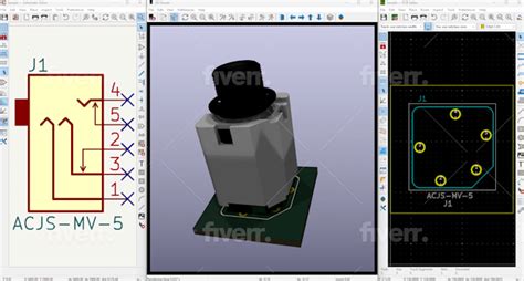Create A Custom Symbol And Footprint Library In Kicad By Farhan 1993 Fiverr