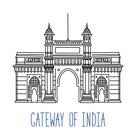 120 Gateway Of India Stock Illustrations Royalty Free Vector Graphics