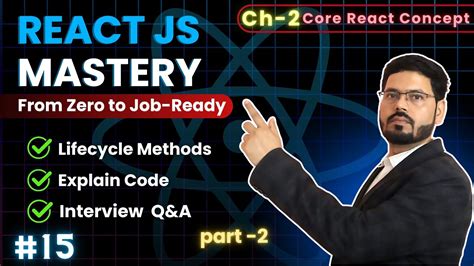 React Js Mastery Ch 2 Lifecycle Methods In React Part 2 Core React Concept Ep15 Youtube