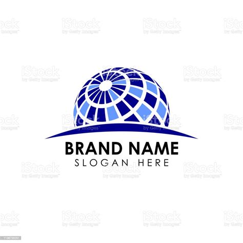 3d 디지털 글로브 로고 디자인입니다 글로브 벡터 아이콘 기호 디자인 3차원 형태에 대한 스톡 벡터 아트 및 기타 이미지 3차원 형태 개념 개체 그룹 Istock