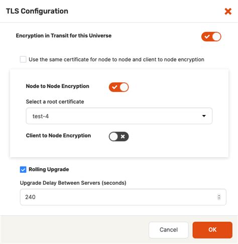 Enable Encryption In Transit Yugabytedb Docs