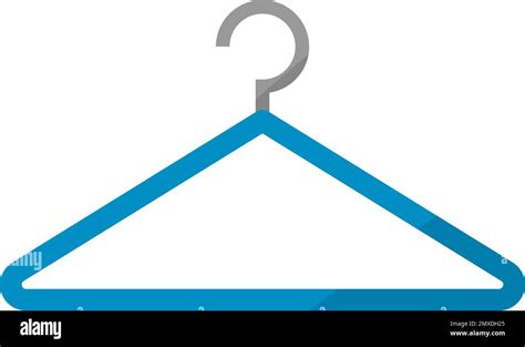 Blue clothes hanger icon. Editable vector Stock Vector Image & Art - Alamy