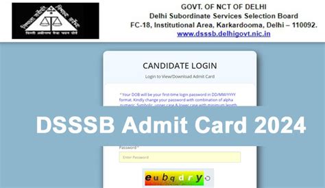 Dsssb Admit Card 2024 Released Download Link Here Jobalert2u Govt