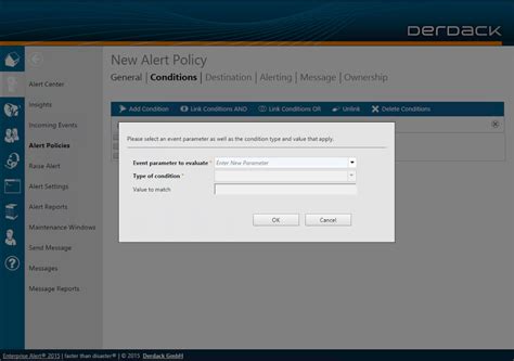 derdack de how to add additional event parameters in enterprise alert