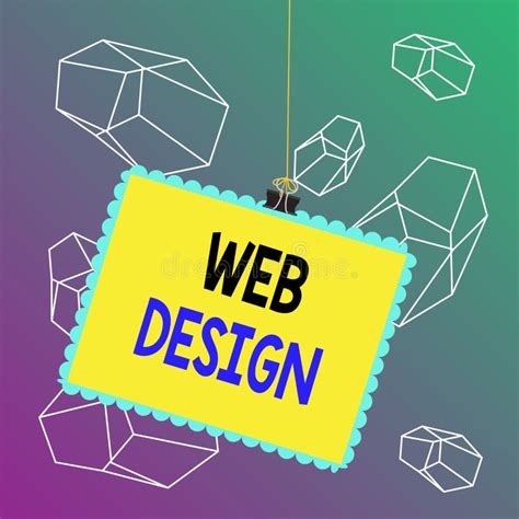 Word Writing Text Web Design Business Concept For Website Development