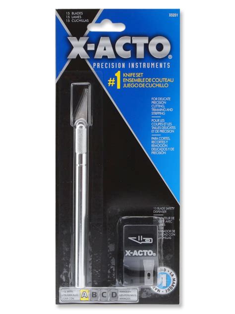 X Acto No 1 Precision Knife And 15 Blades