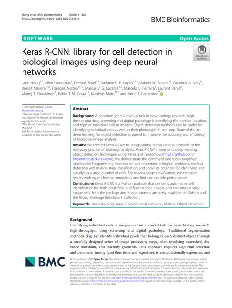 pdf keras r cnn library for cell detection in biological images