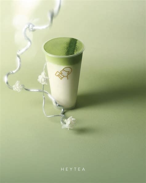 Heytea Usa Inspired By Jasmine Blossom 🍵 Matcha Cloud Jasmine Latte Handpicked High Aroma