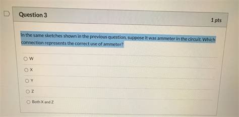 Solved Question 2 1 Pts In The Given Four Sketches A