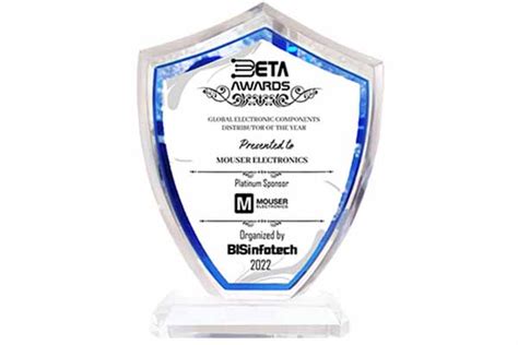 Mouser Named Global Electronic Components Distributor Of Year