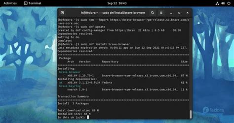 How To Install Brave Browser For Fedora Linux