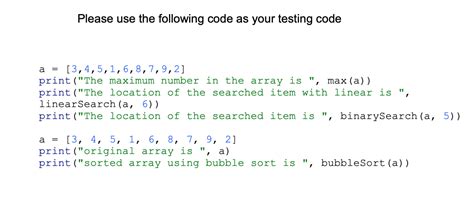 Solved 3 Binary Search Algorithm Finding A Target Element