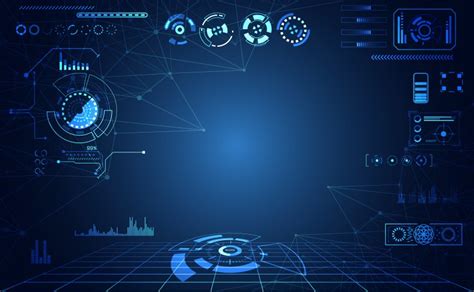 Abstract Technology Ui Futuristic Concept Hud Vector Image