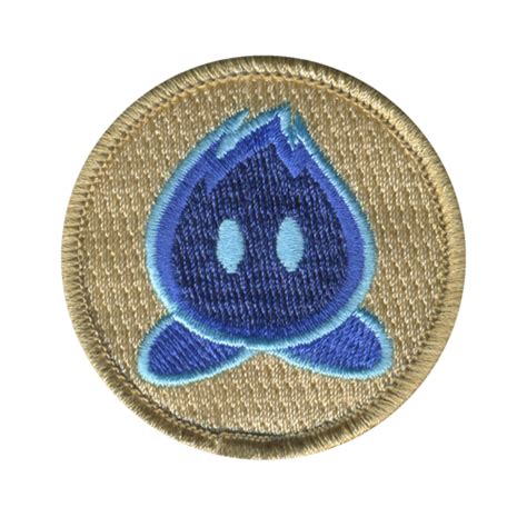 Blue Hot Head Patrol Patch
