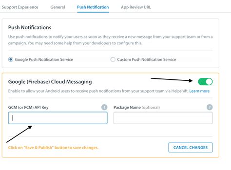 notifications android helpshift developer guide