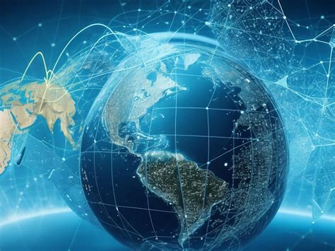 Premium Photo Business And Economic Growth On Global Business Network