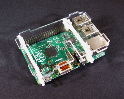 Raspberry Pi B Clear Case Built To Spec
