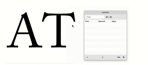 Using Kerning Classes Fontlab Vi Help