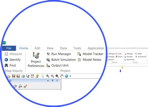 Infoswmm Sa Ribbon User Interface Icm Swmm And Icm Infoworks Swmm5 And Swmm5