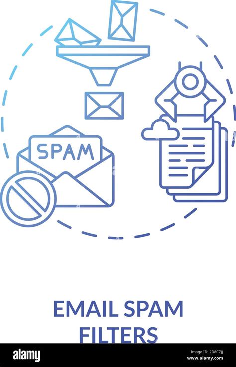 Spam Email Filter Stock Vector Images Alamy